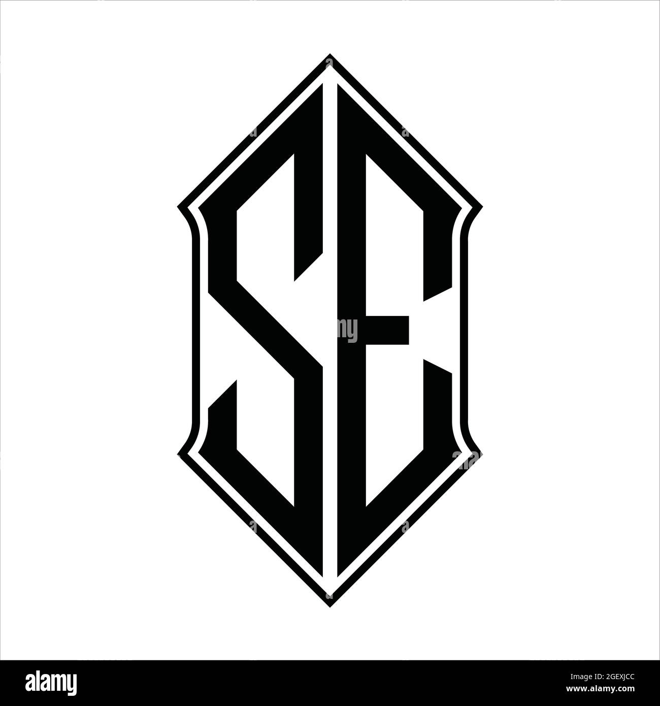 Se logo vector vectors hi-res stock photography and images - Alamy