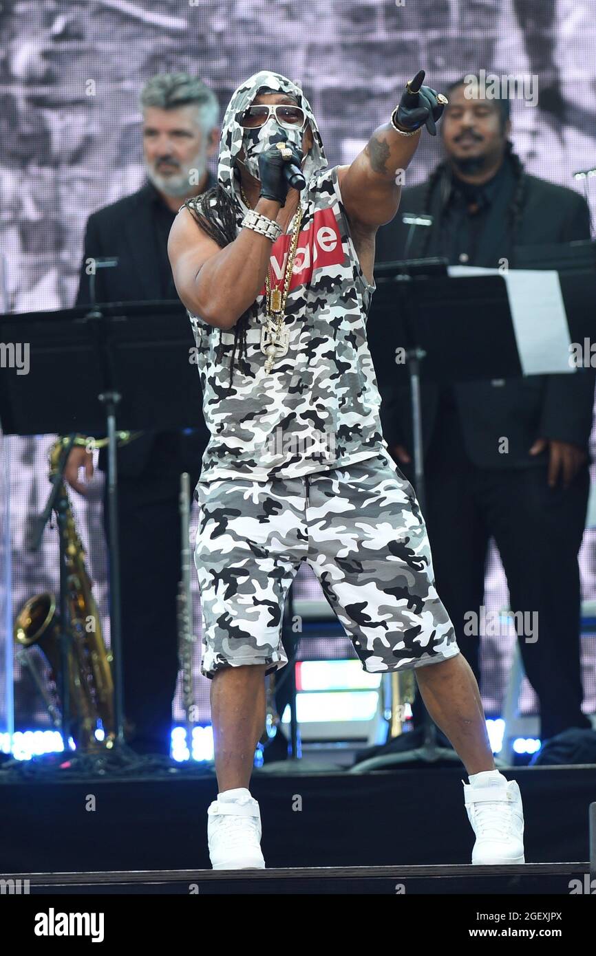 New York, NY, USA. 21st Aug, 2021. Melle Mel, on stage in attendance ...