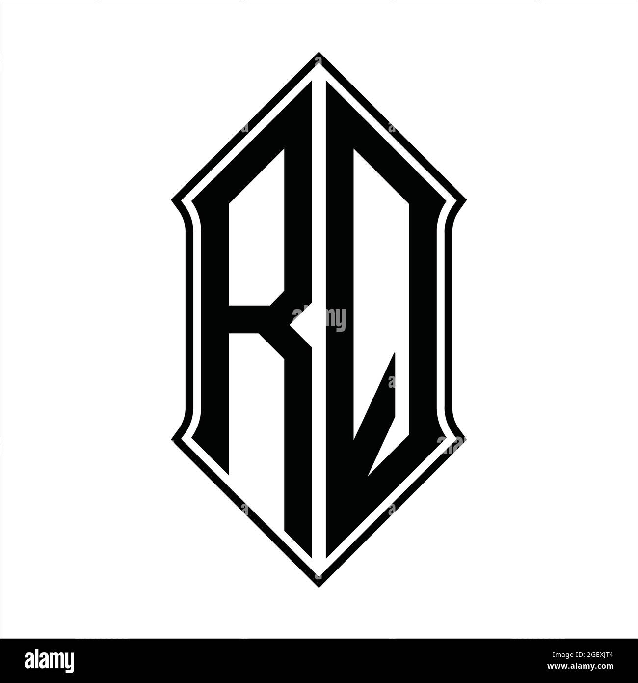 Rq logo vector vectors hi-res stock photography and images - Alamy