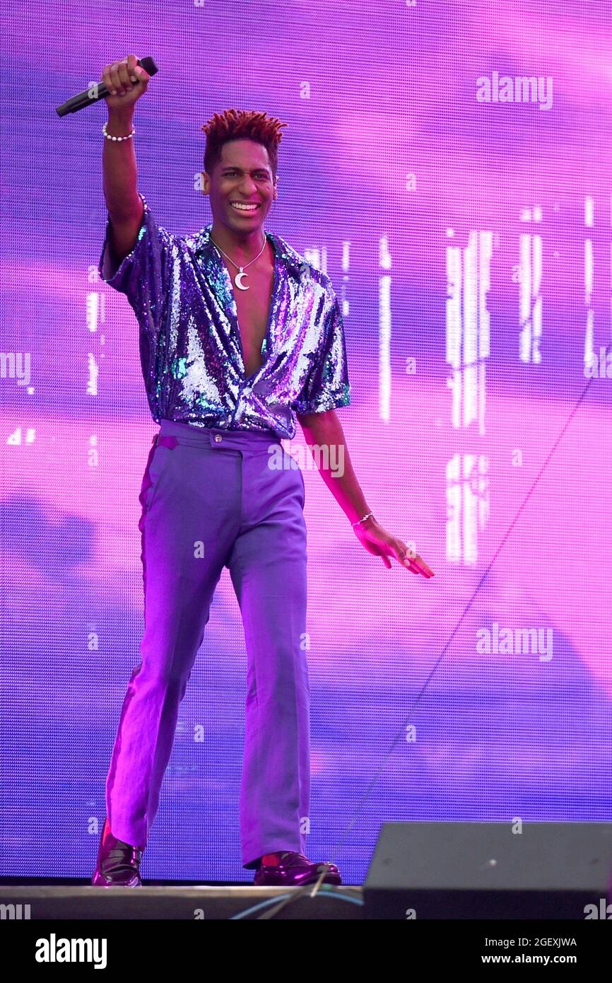 New York, NY, USA. 21st Aug, 2021. Jon Batiste, on stage in attendance ...