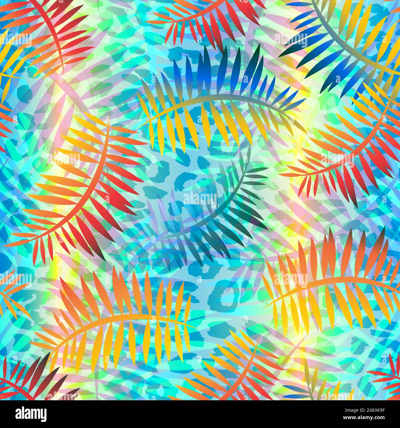 Monstera tropical leaf vector illustration. Summer print. Vector banner ...