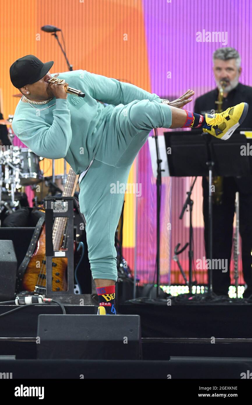 Rapper LL Cool J performs on stage during the "We Love NYC: The ...