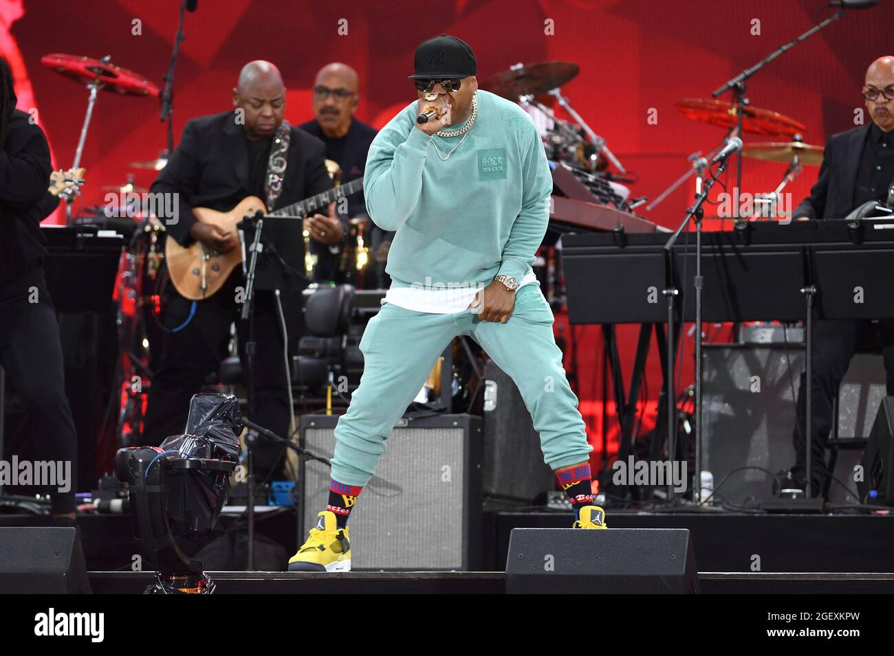 Rapper LL Cool J performs on stage during the "We Love NYC: The ...