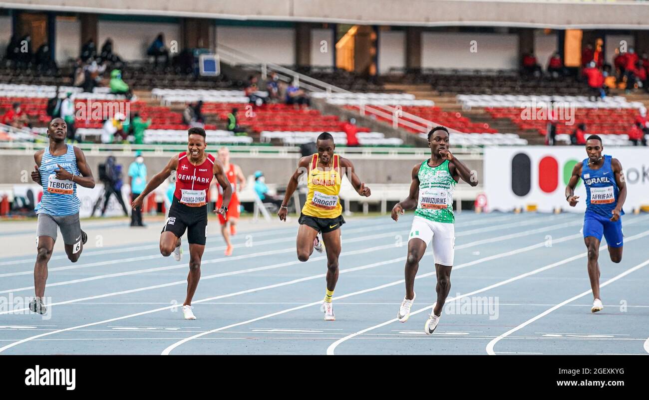 Nairobi, Kenya. 21st Aug, 2021. Udodi Chudi Onwuzurike (2nd R) of ...