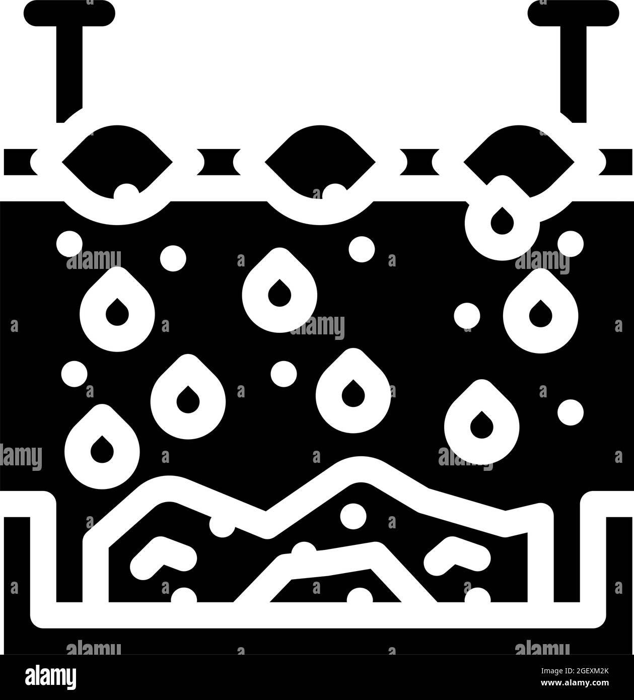 Solid waste management plant Stock Vector Images - Alamy