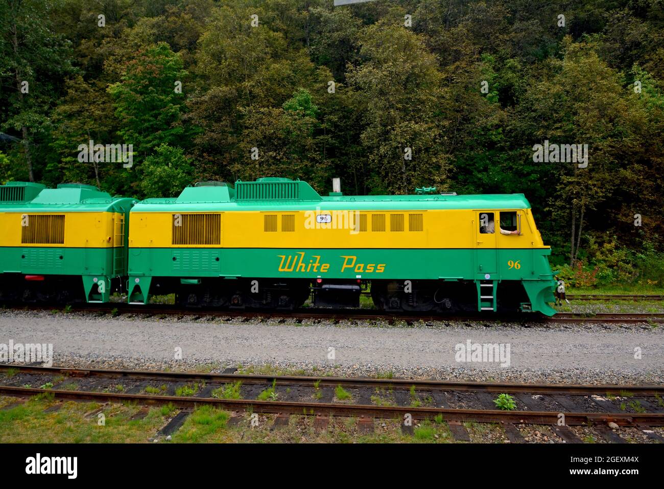 White pass train - Skagway , Alaska Stock Photo - Alamy