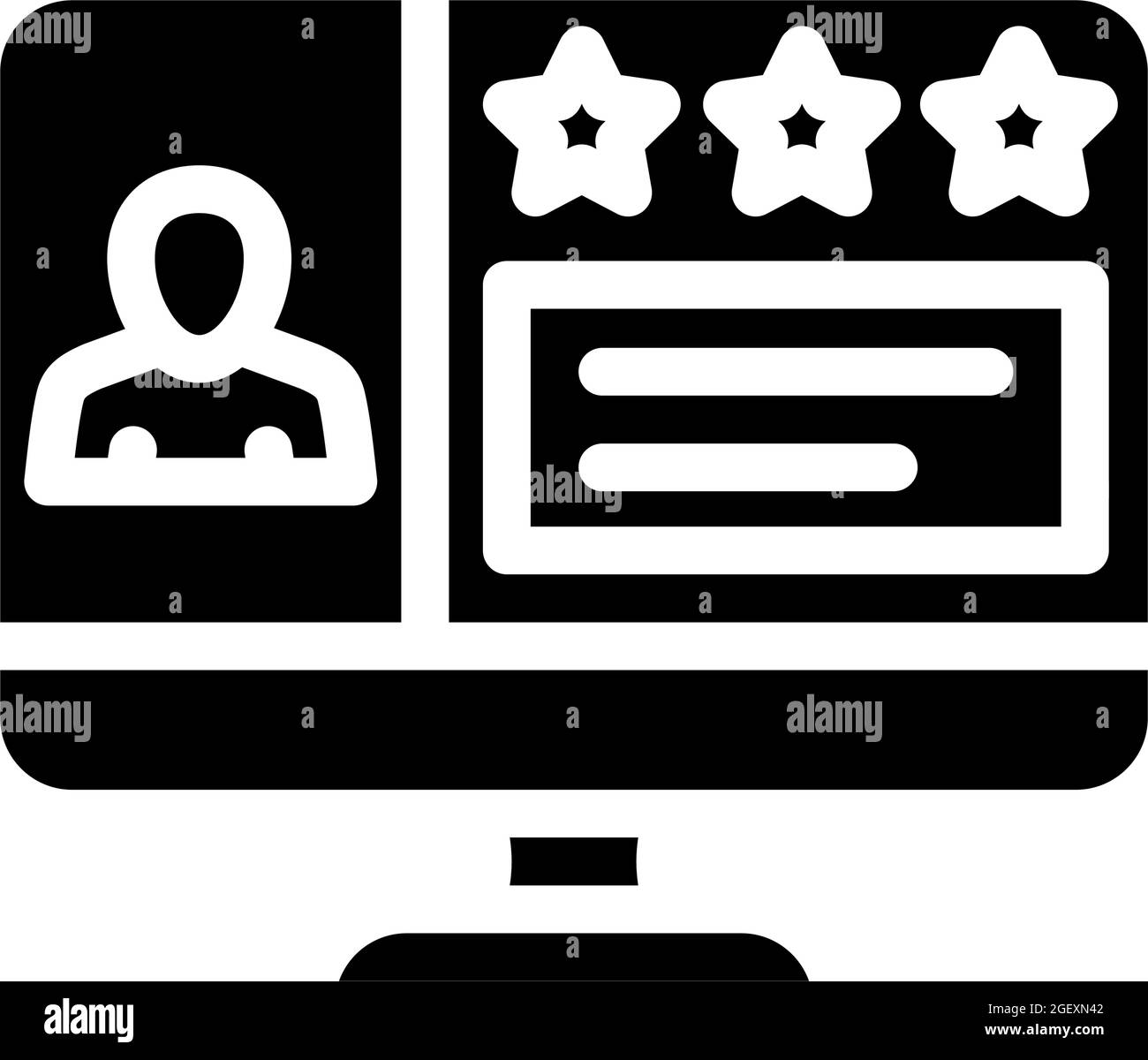 review video call glyph icon vector illustration Stock Vector Image ...