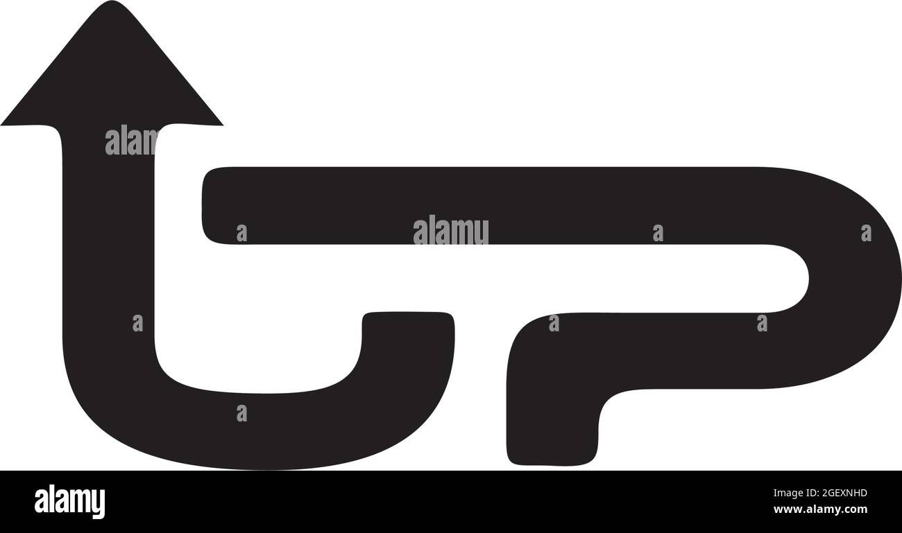 Up text logo design template Stock Vector Image & Art - Alamy
