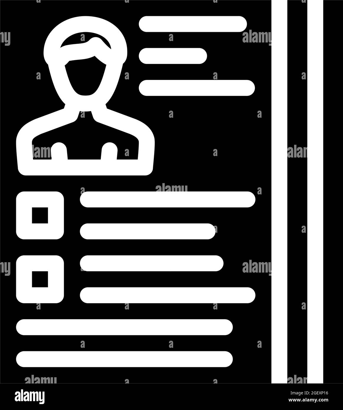 actor casting glyph icon vector illustration Stock Vector Image & Art ...