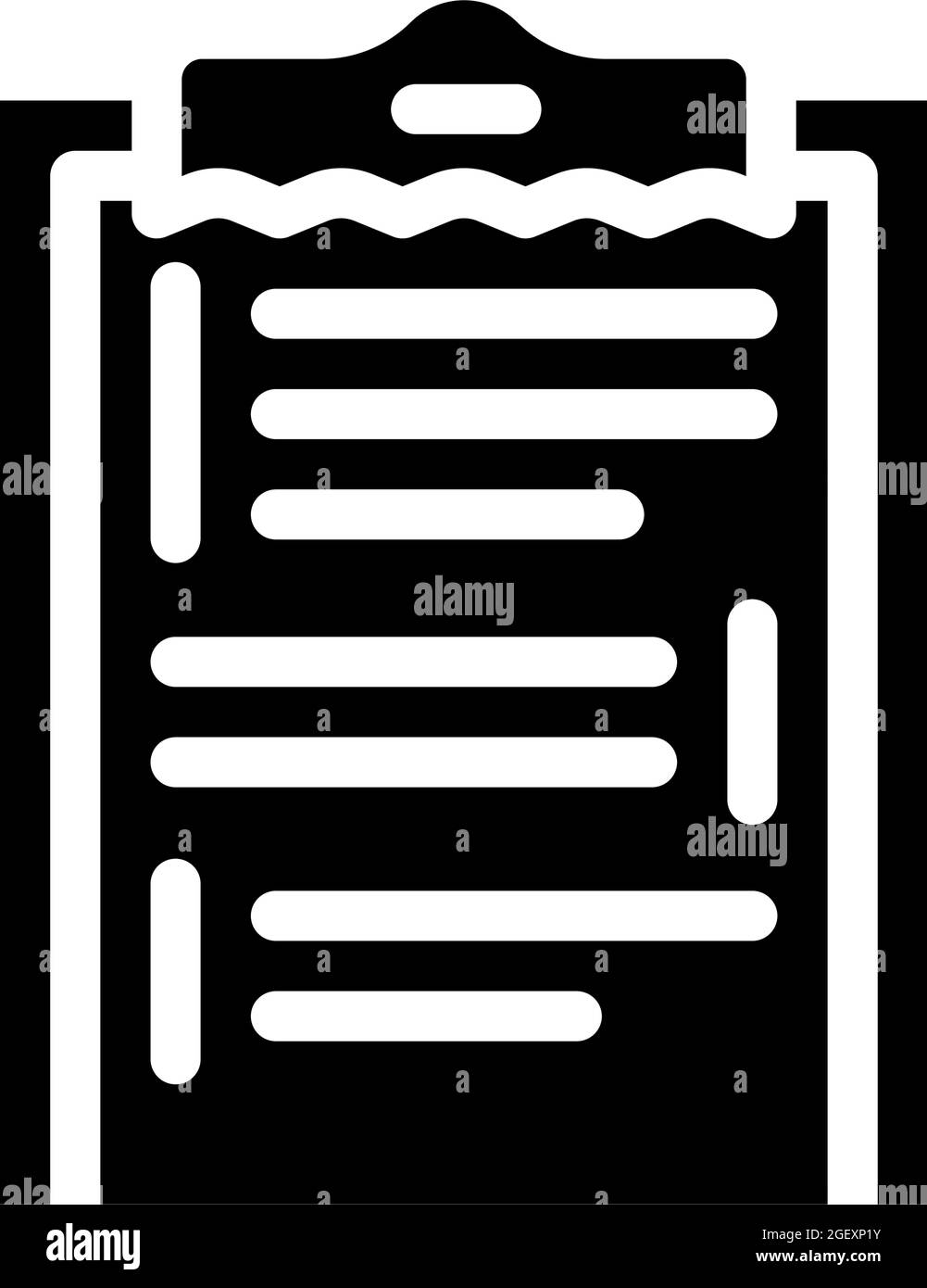 scenario movie glyph icon vector illustration Stock Vector Image & Art ...