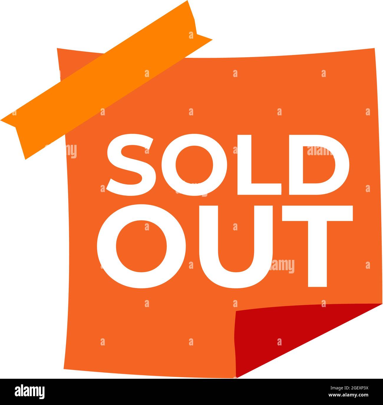 Sold out symbol logo design vector template Stock Vector Image & Art ...
