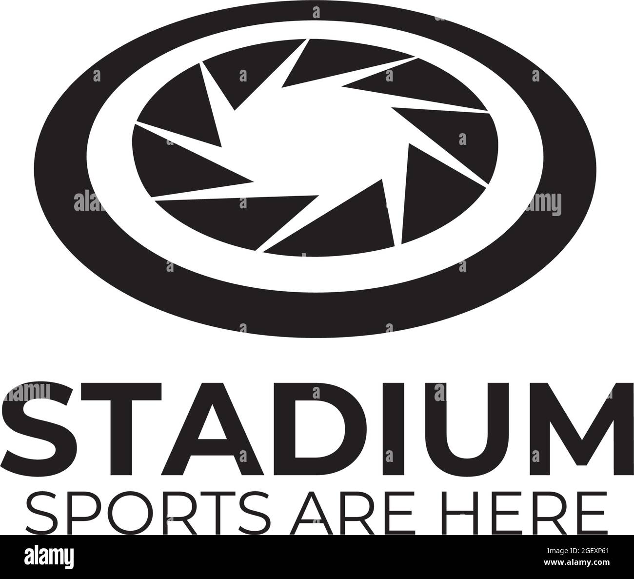 Sport stadium logo design vector template Stock Vector Image & Art - Alamy