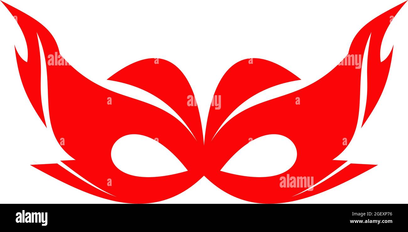 Masquerade mask logo design vector template Stock Vector Image & Art ...
