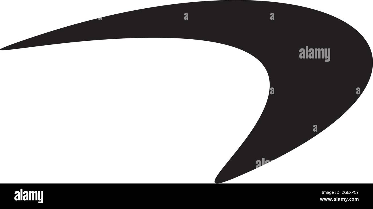 Boomerang traditional weapon logo design vector template Stock Vector ...