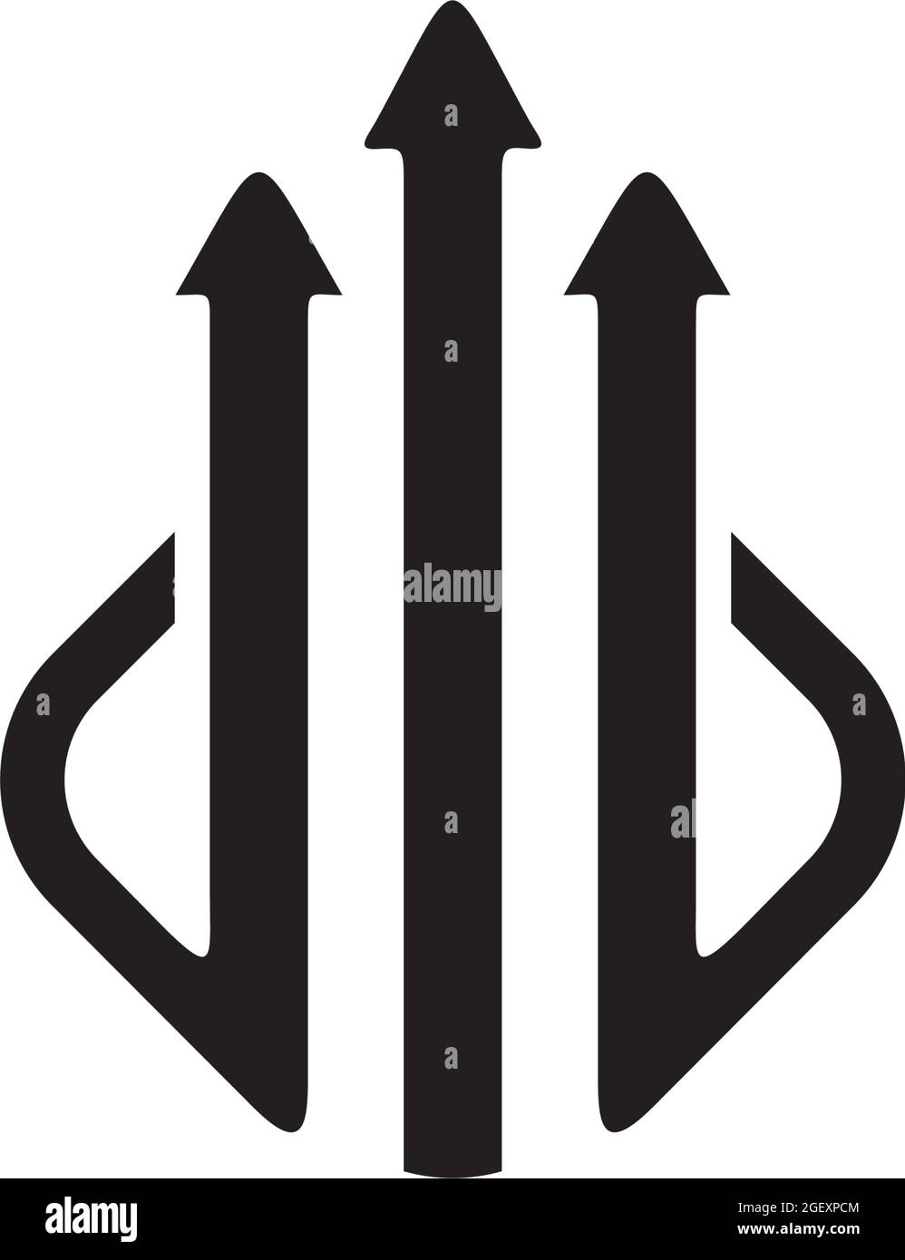 Simple up arrow logo design vector template Stock Vector Image & Art ...