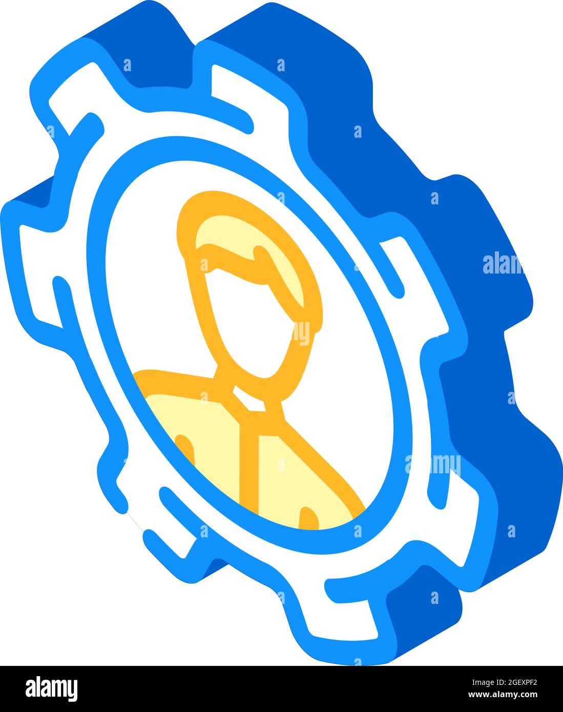 perfectly employee candidate isometric icon vector illustration Stock ...