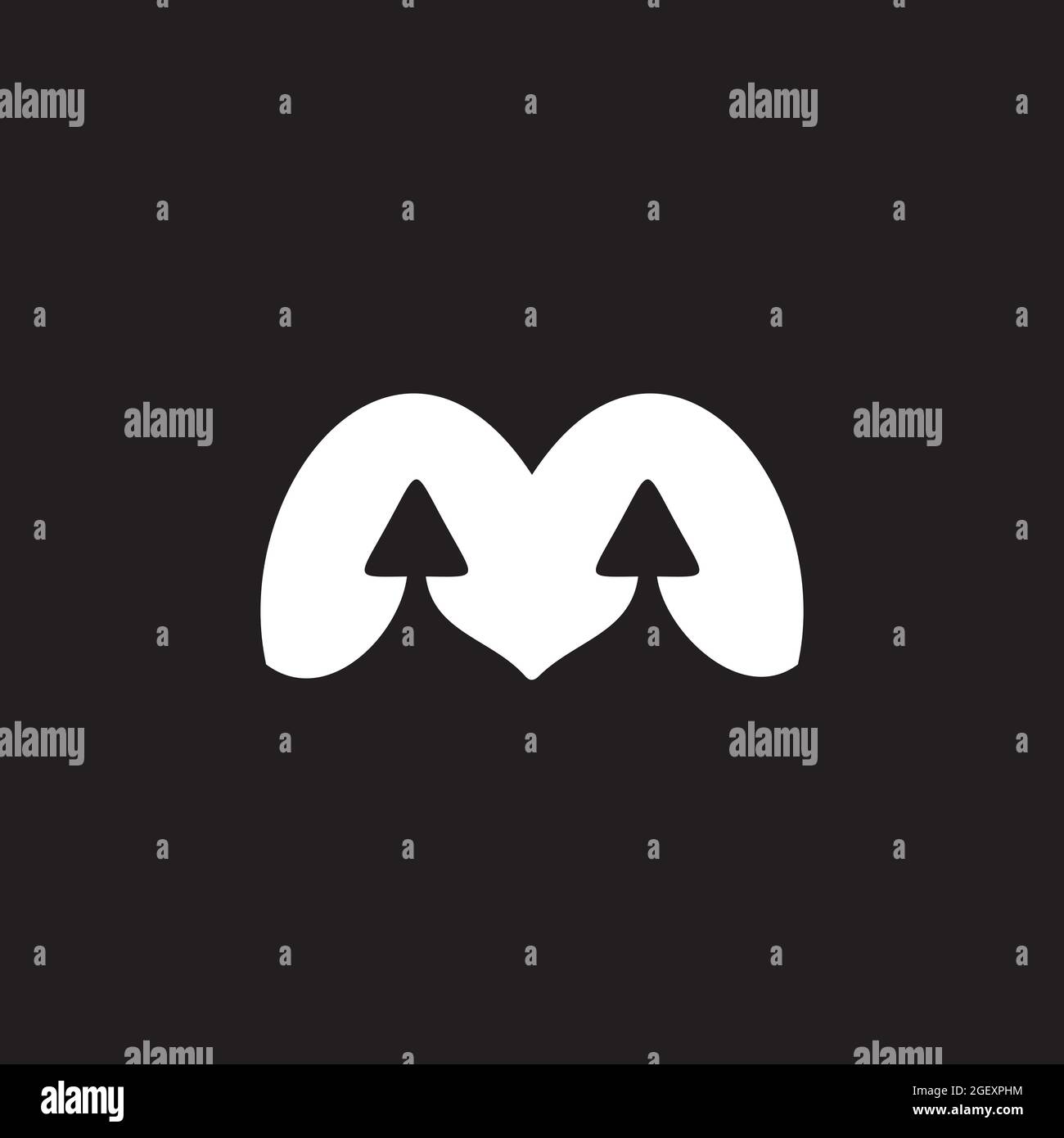 M letter motion logo design vector template Stock Vector Image & Art ...