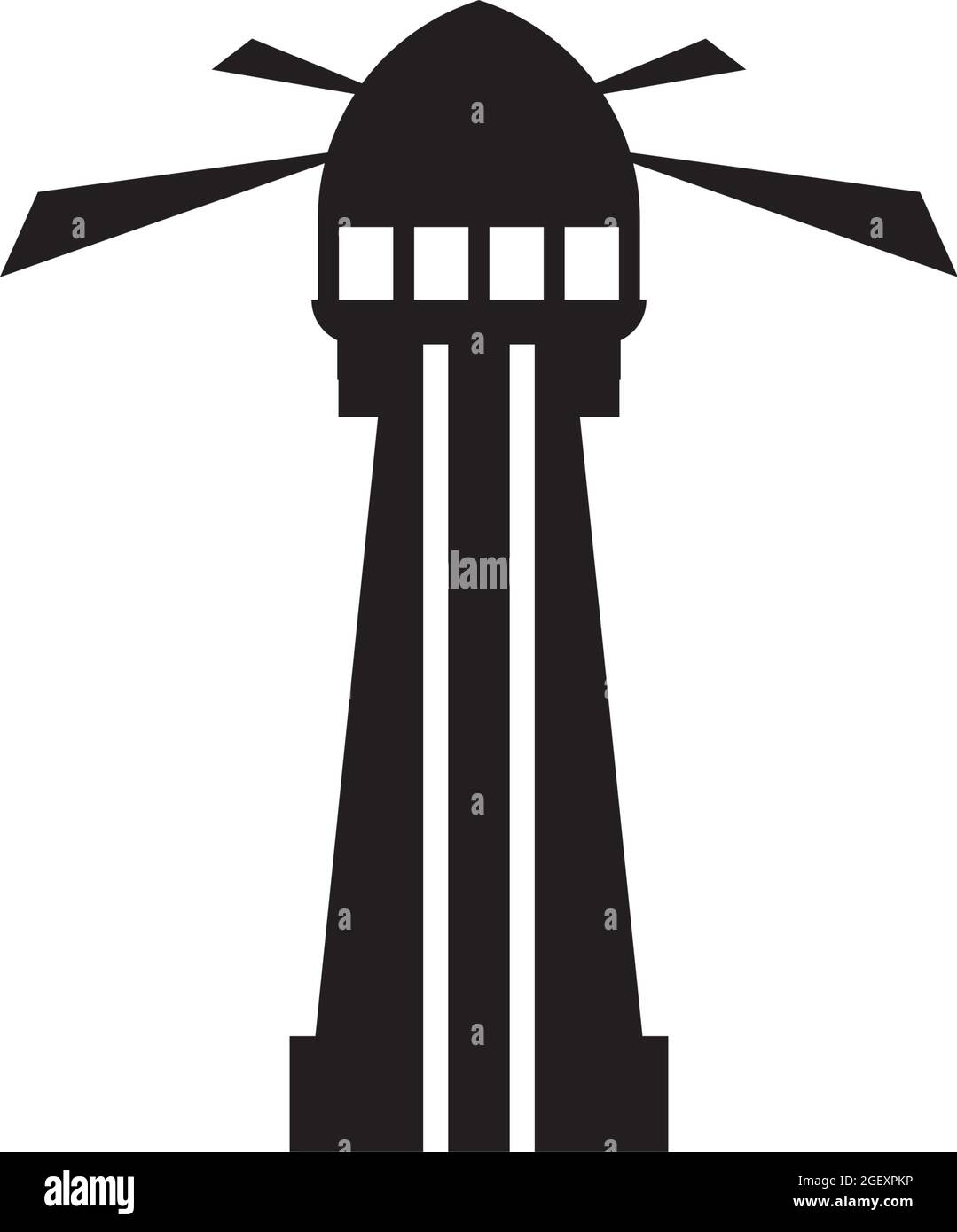 Light house building logo design vector template Stock Vector Image ...