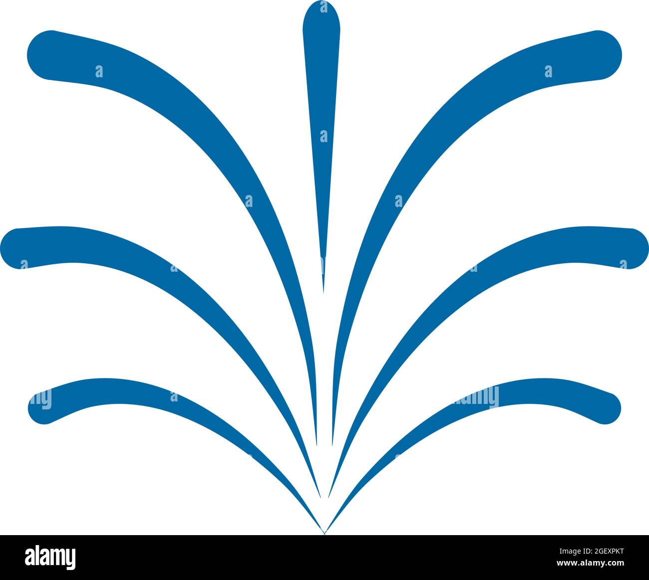 Fountain icon logo design vector template Stock Vector Image & Art - Alamy