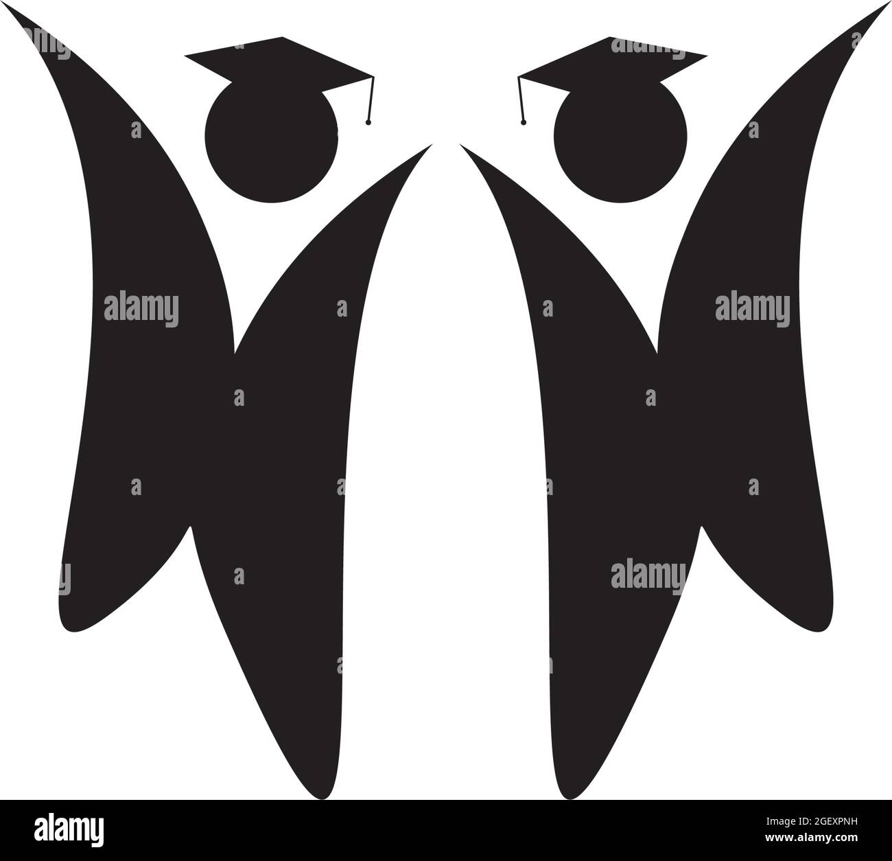 Bachelor icon logo design vector template Stock Vector Image & Art - Alamy