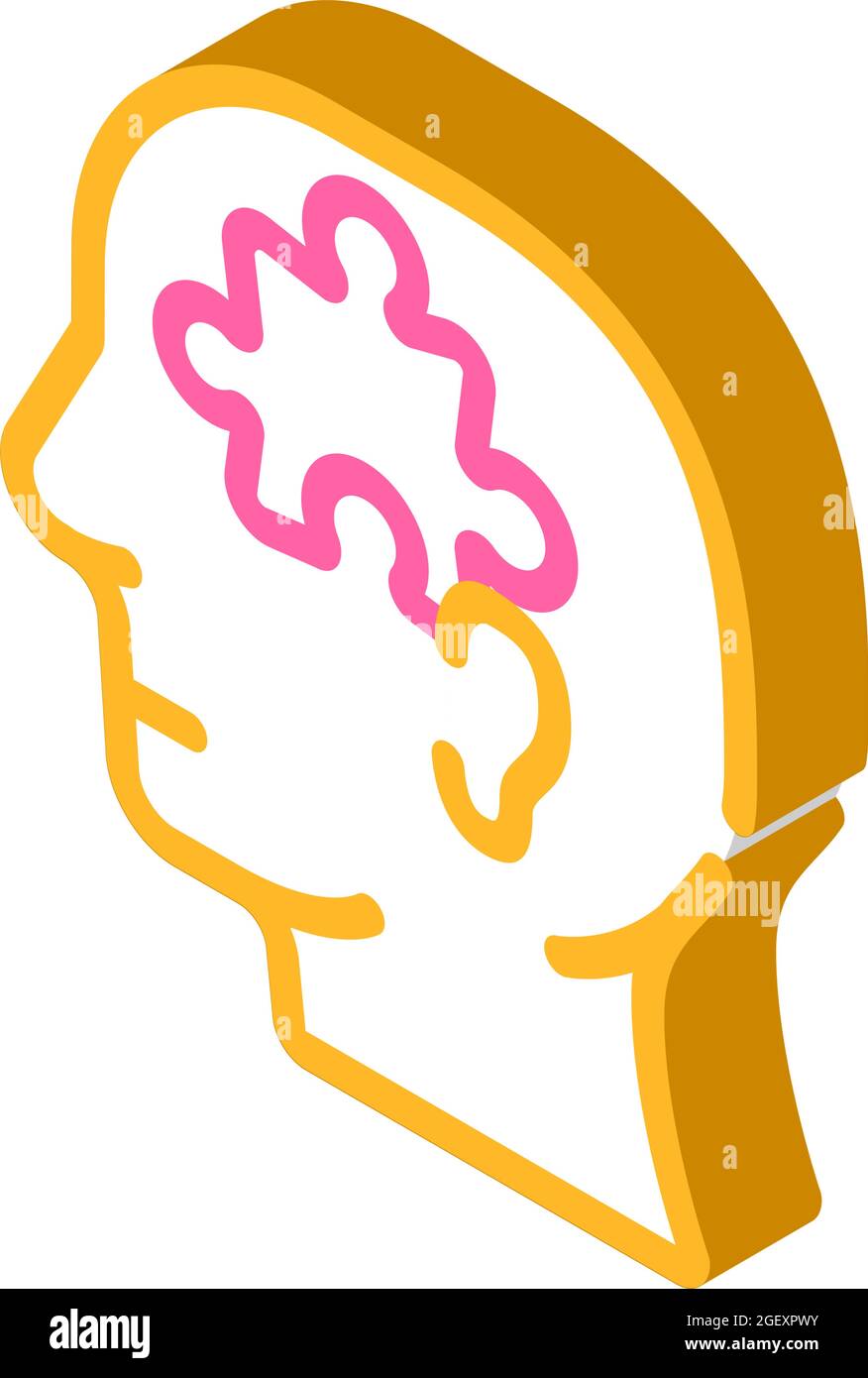 puzzle employee problem and task isometric icon vector illustration ...