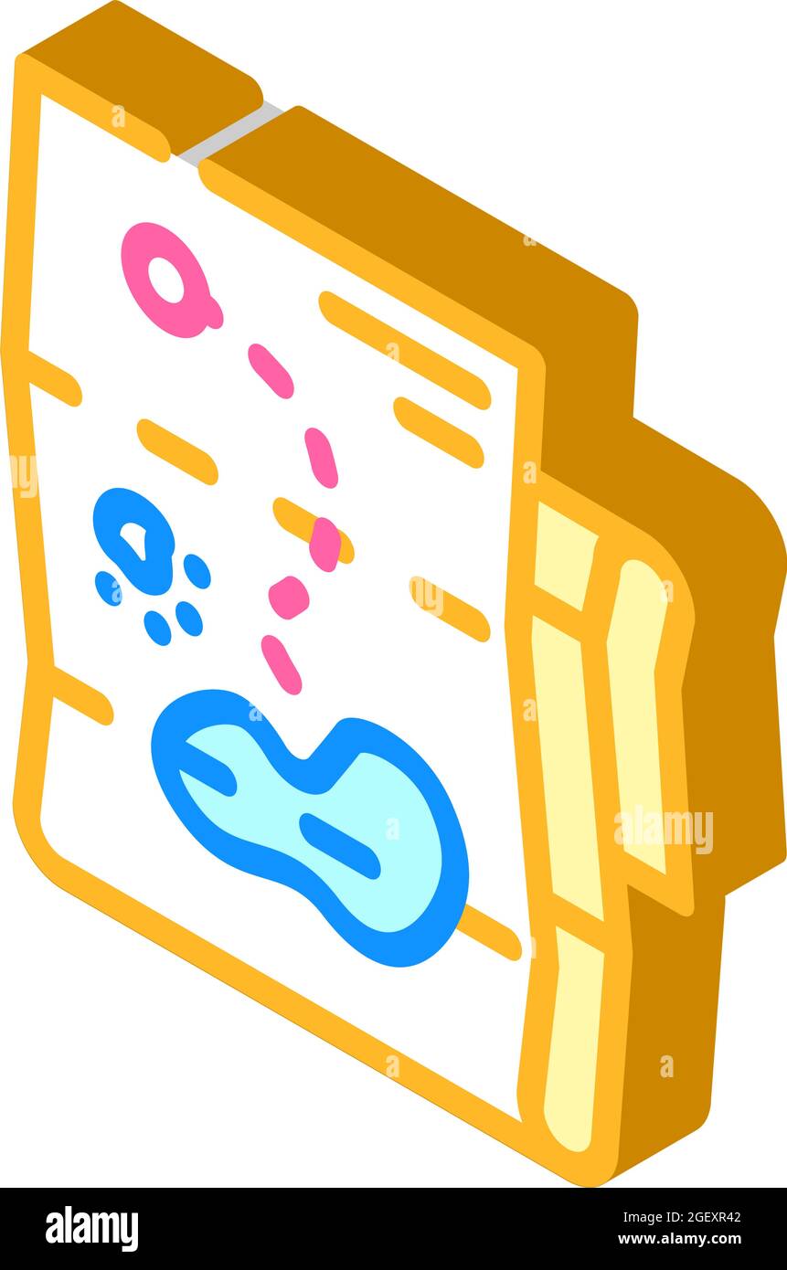 map with direction isometric icon vector illustration Stock Vector ...