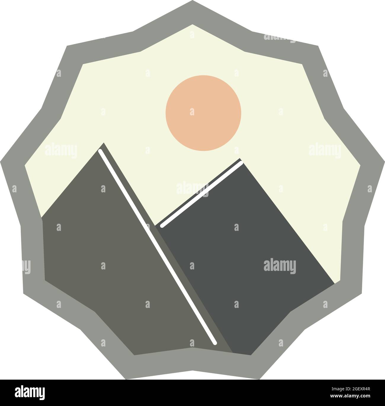 landscape mountains label Stock Vector Image & Art - Alamy