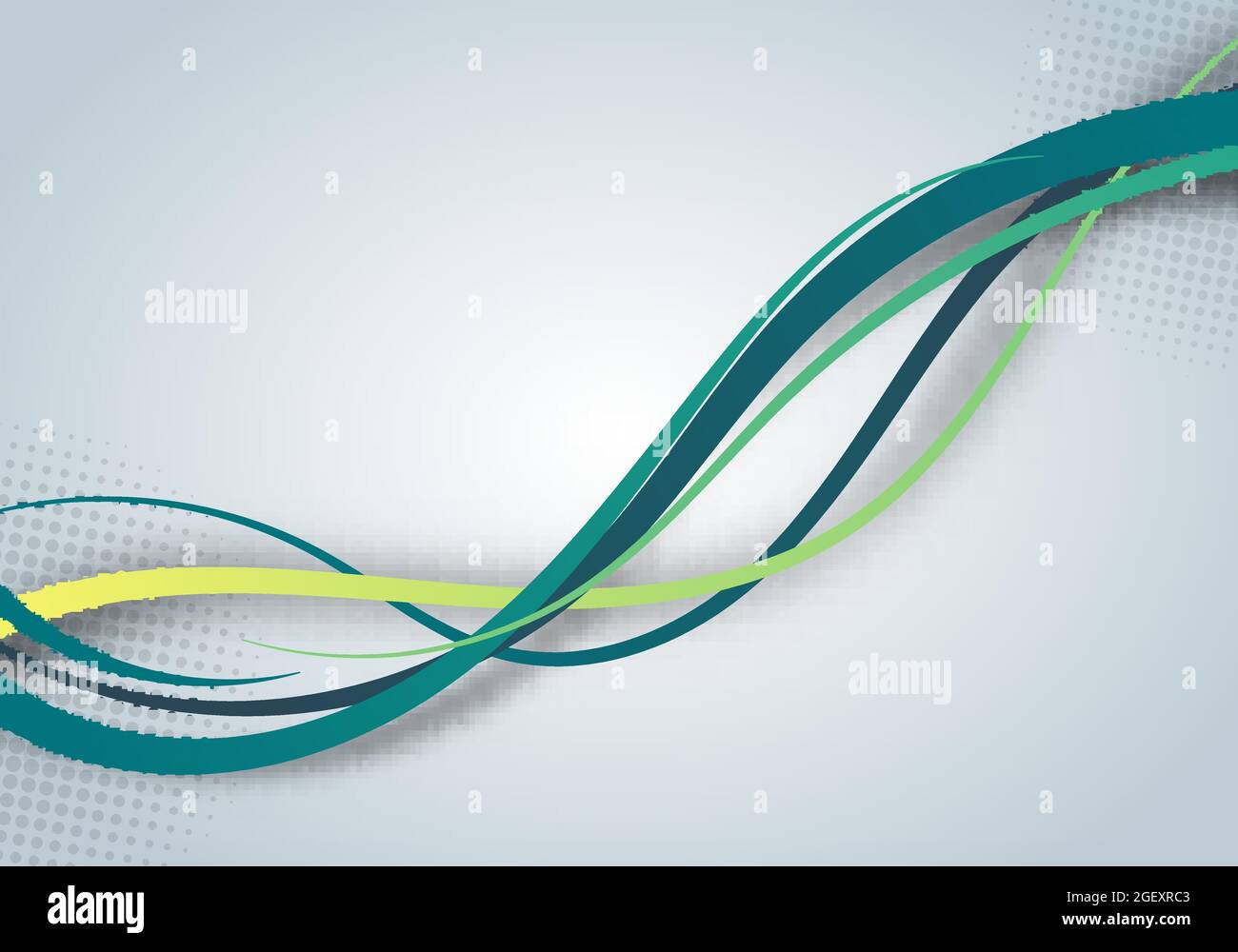 The green wave Stock Vector Images - Alamy