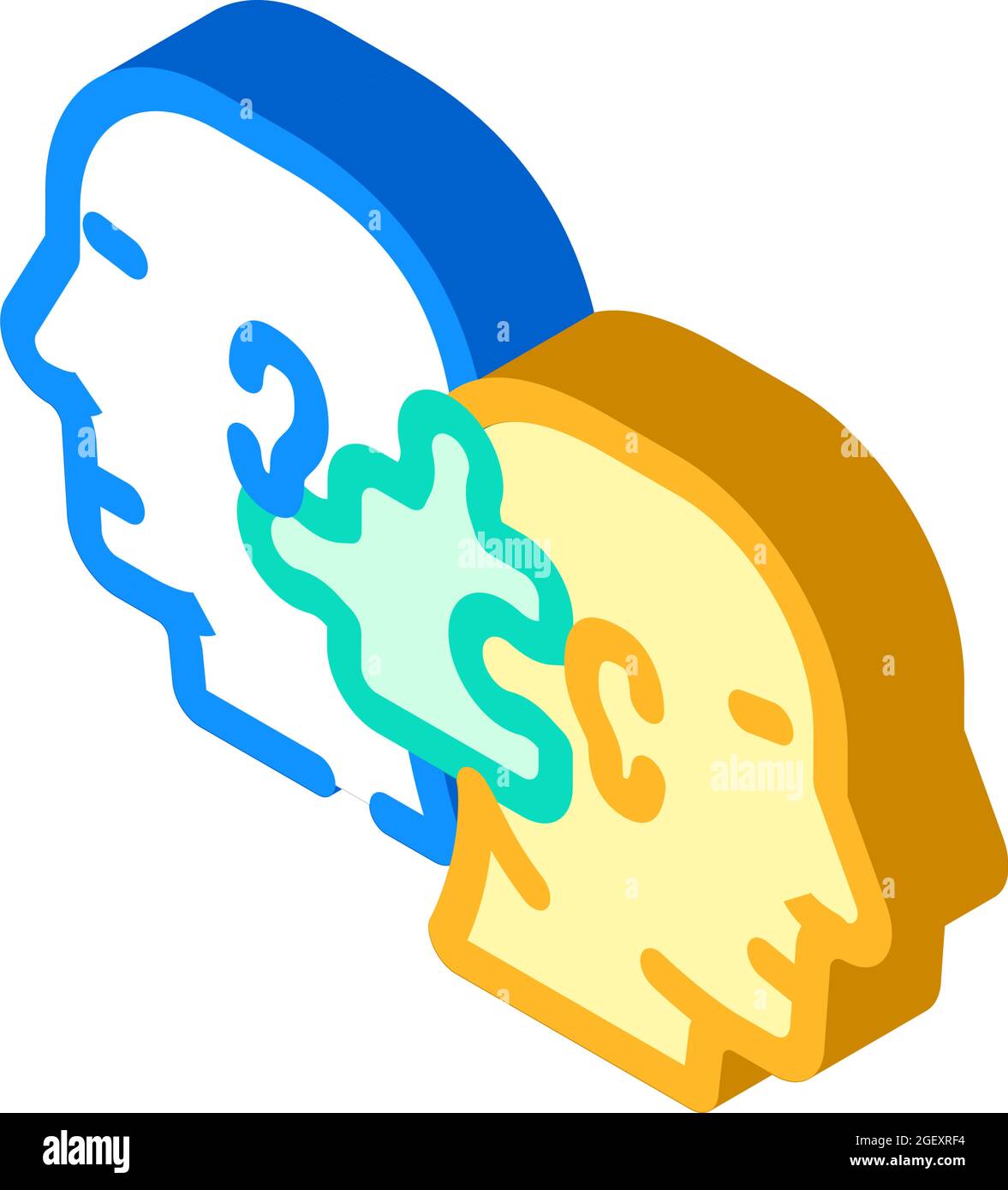 compatibility human isometric icon vector illustration Stock Vector ...