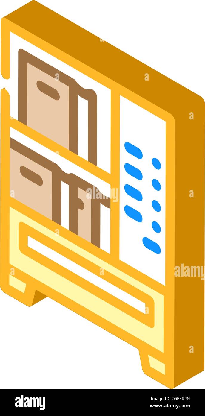 Pizza vending machine line icon Stock Vector Images - Alamy