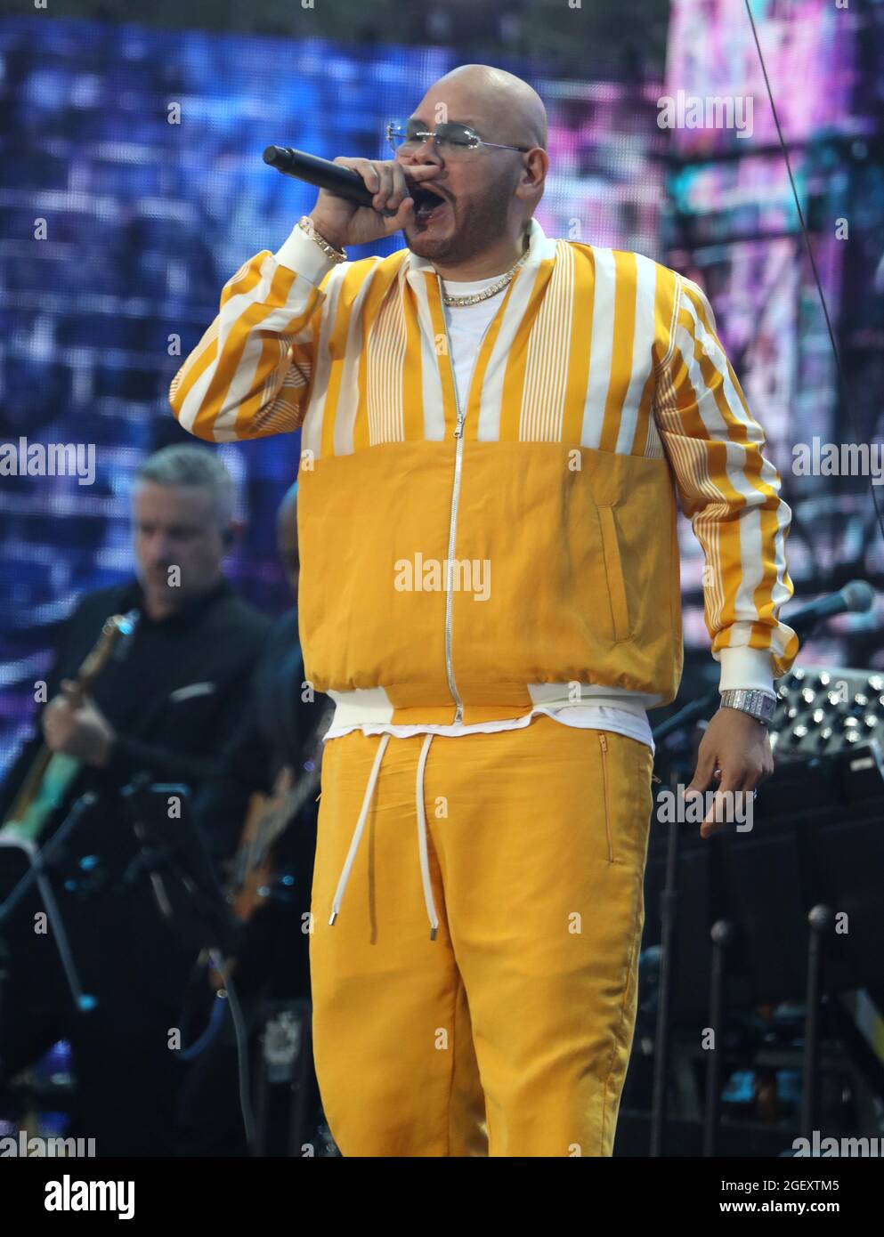 August 21, 2021, New York, New York, USA: FAT JOE performs during the â ...