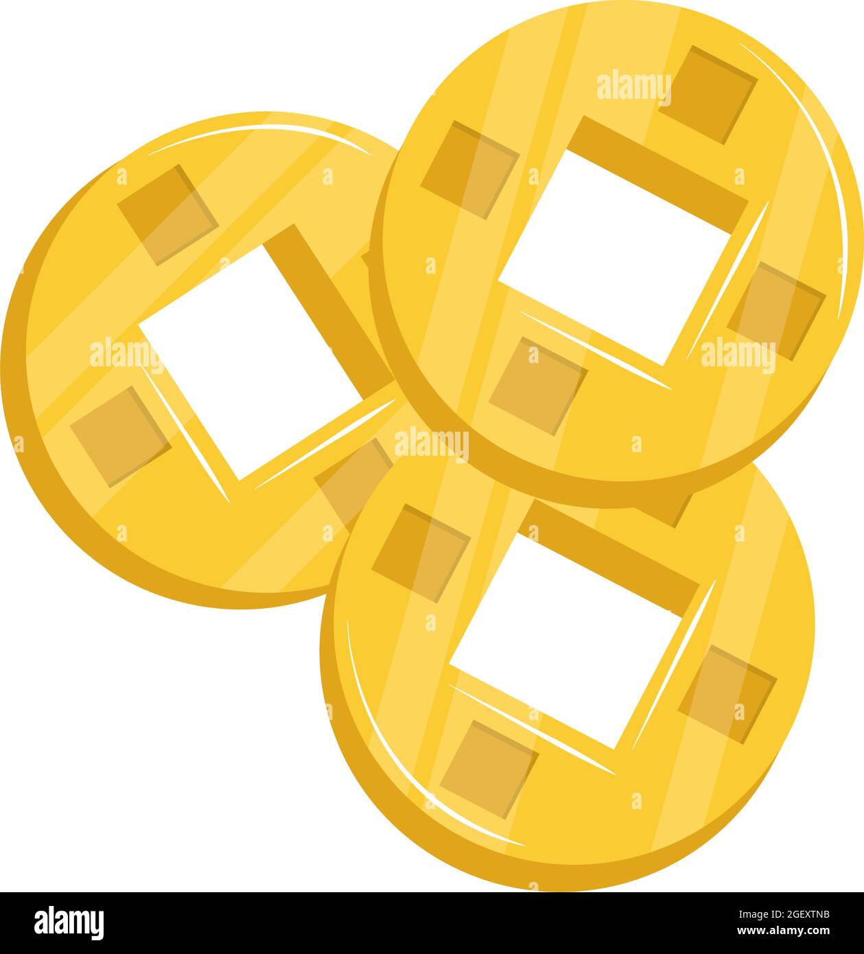 antique chinese coins Stock Vector Image & Art - Alamy