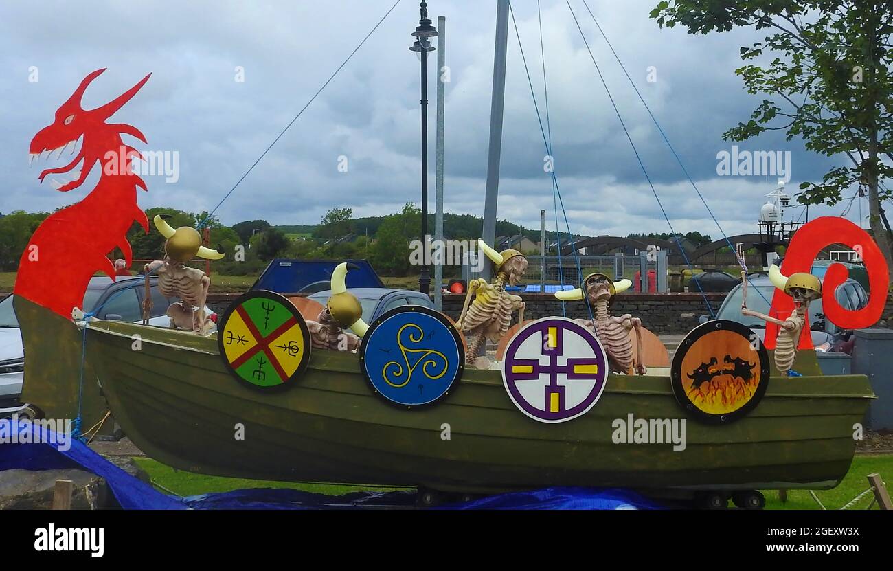 Scottish viking dragon ship hi-res stock photography and images - Alamy