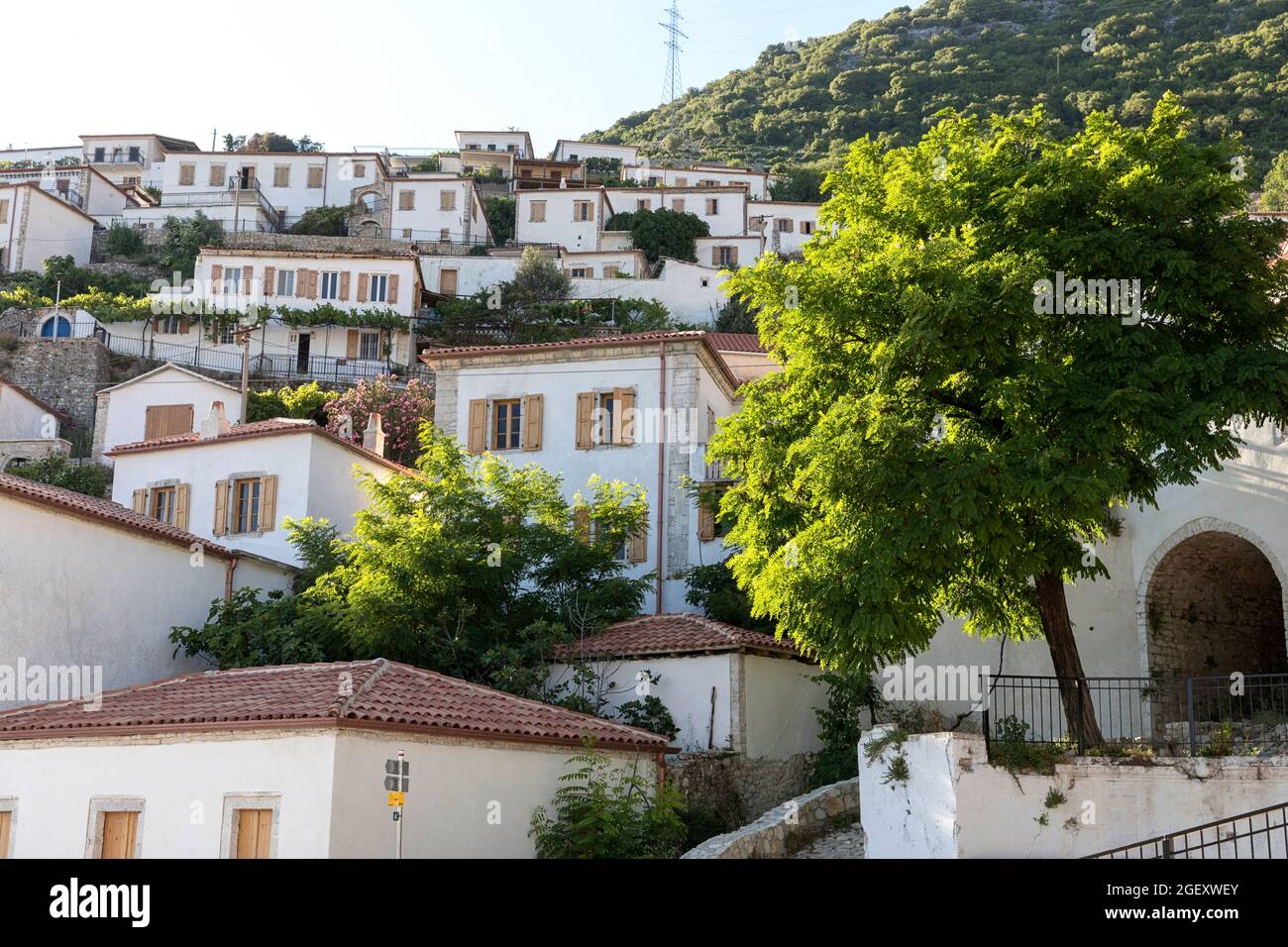 Village of vuno albania hi-res stock photography and images - Alamy