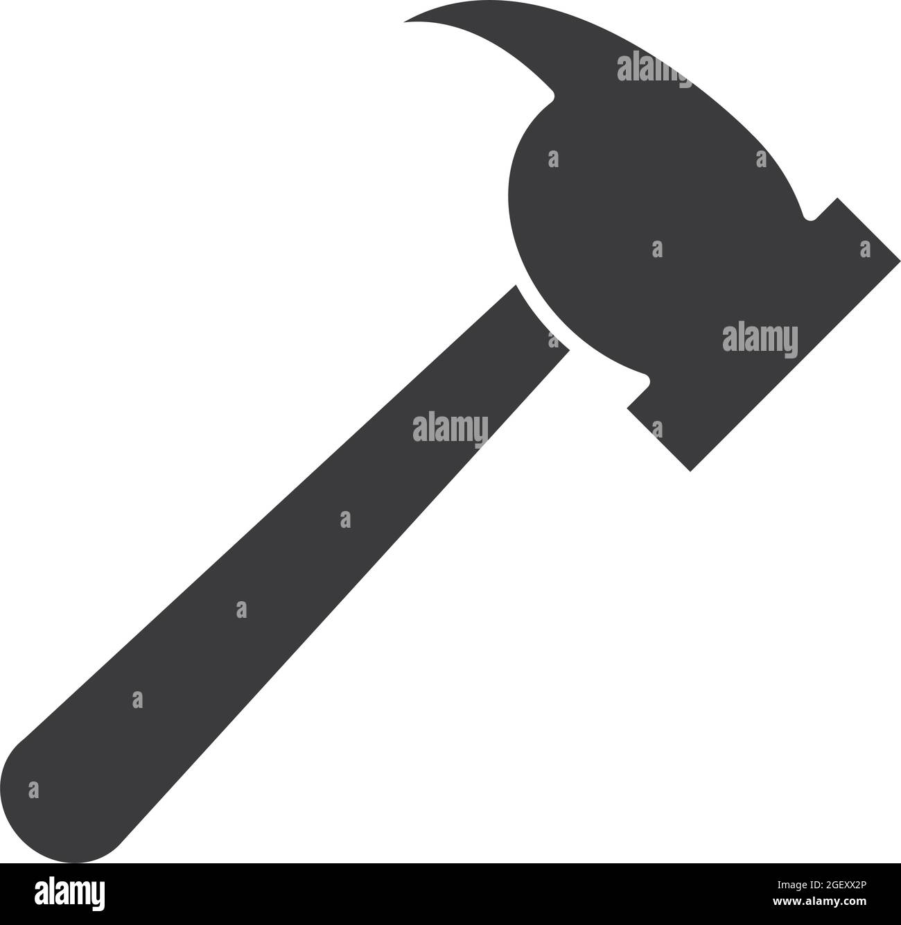 hammer tool pictogram Stock Vector Image & Art - Alamy
