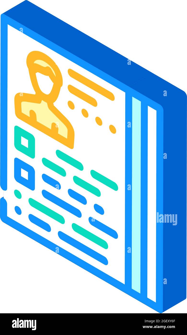 actor casting isometric icon vector illustration Stock Vector Image ...