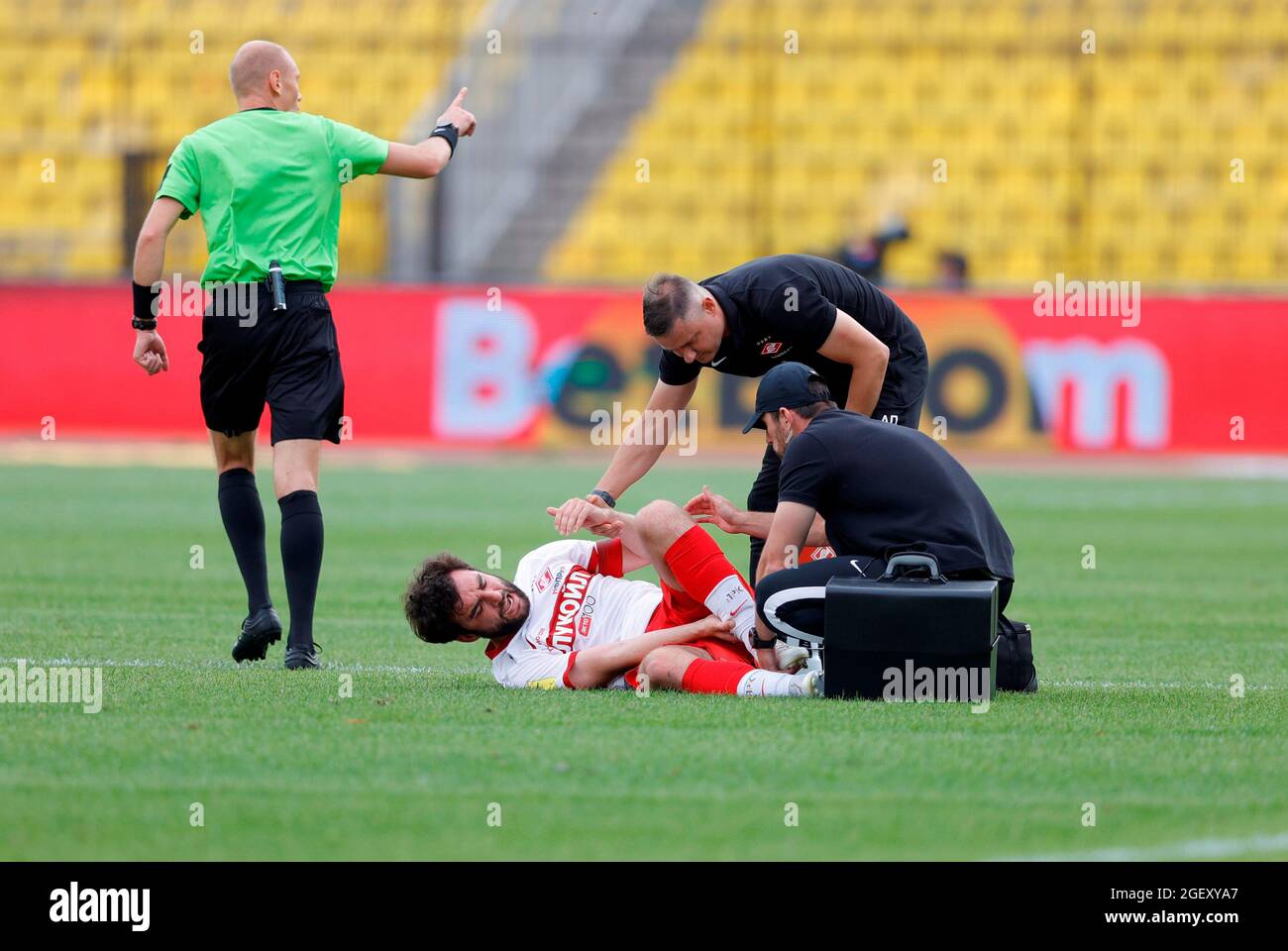 TULA, RUSSIA, AUGUST 21, 2021. The 2021/22 Russian Football Premier ...