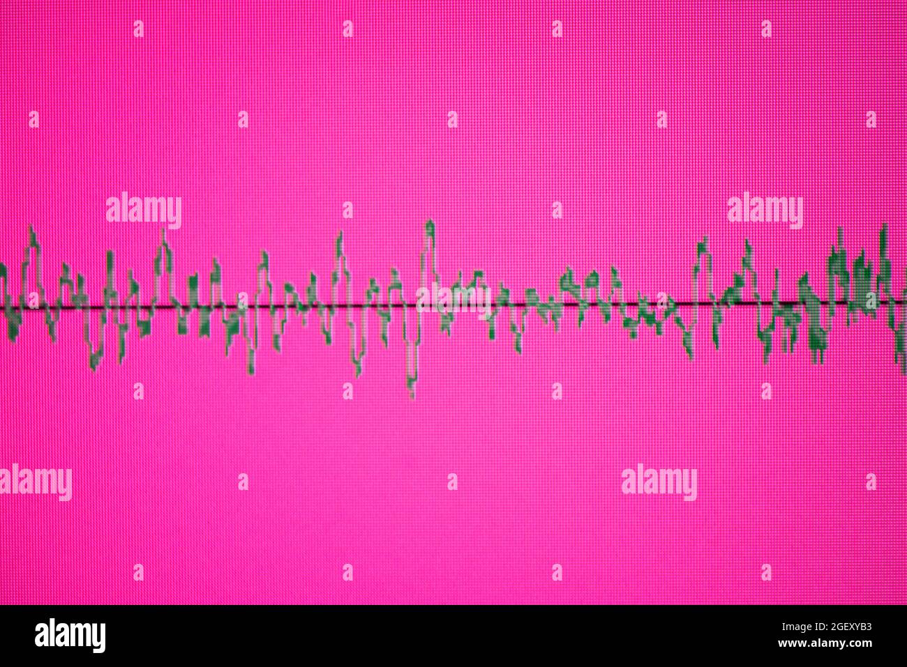 Voiceover studio voice actor dialogue recording audio sound wave on ...