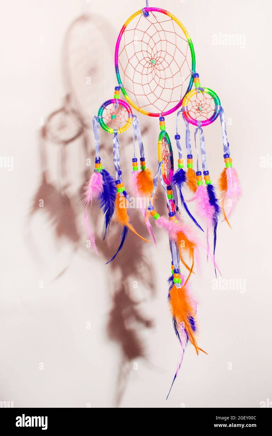 Tribal symbol of the ancient native Indian tribes, the hunter of dreams ...