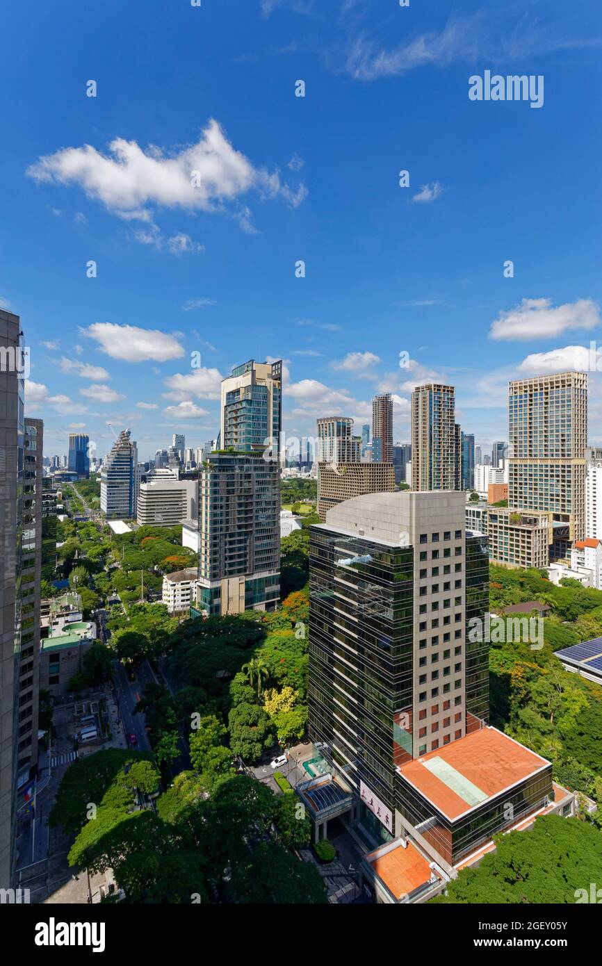 Wireless (Witthayu) Road, Embassy District, Bangkok Stock Photo - Alamy