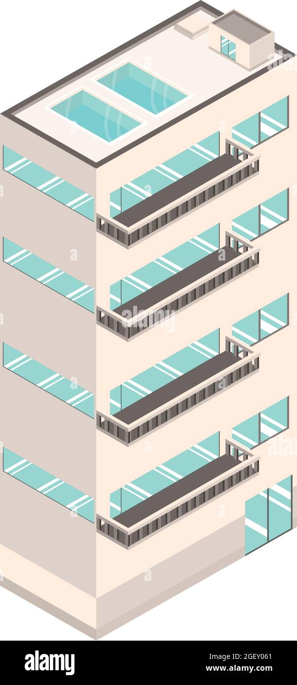 New construction of apartments Stock Vector Images - Alamy