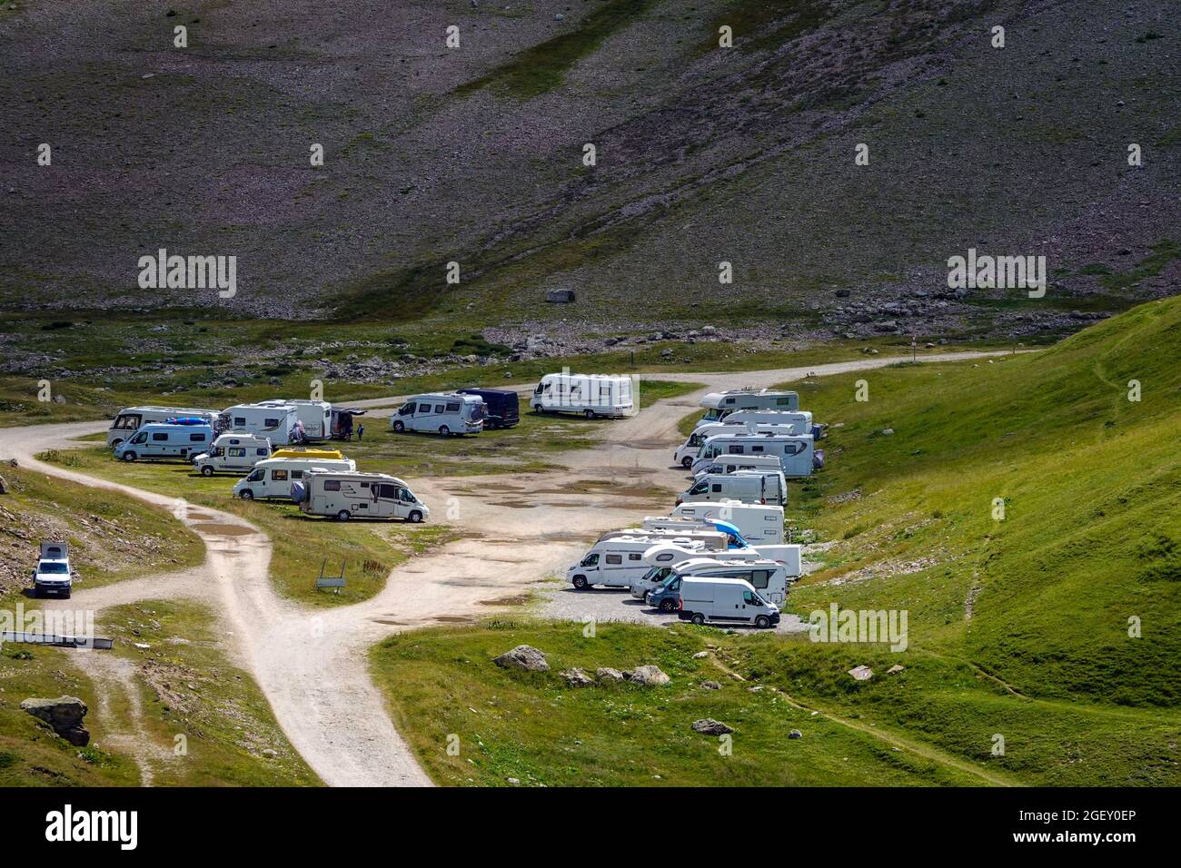 Col du Galbier, Ecrins Mountains, French Alps, France Stock Photo - Alamy