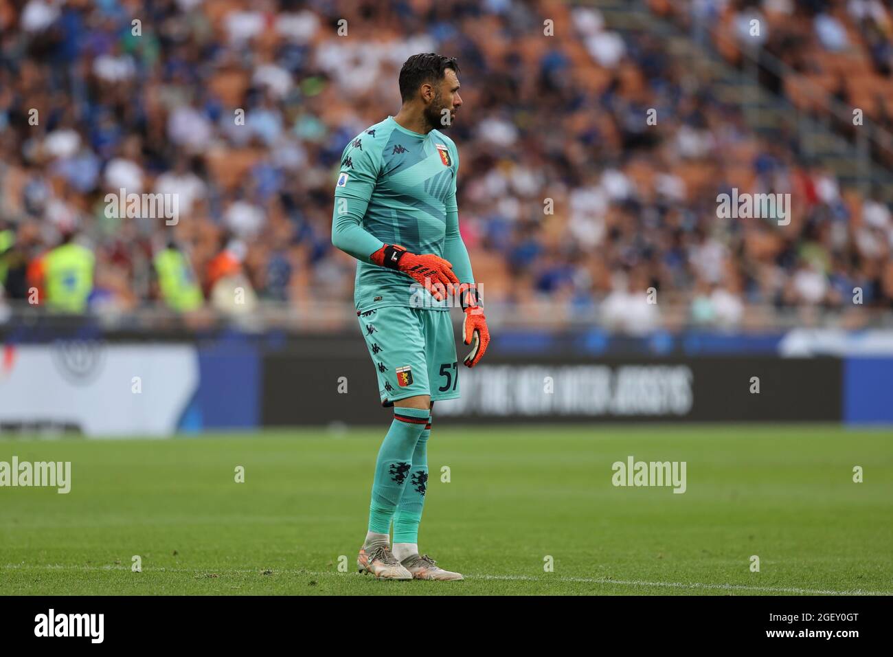 Salvatore Sirigu of Genoa CFC during the Serie A 2021/22 football match ...
