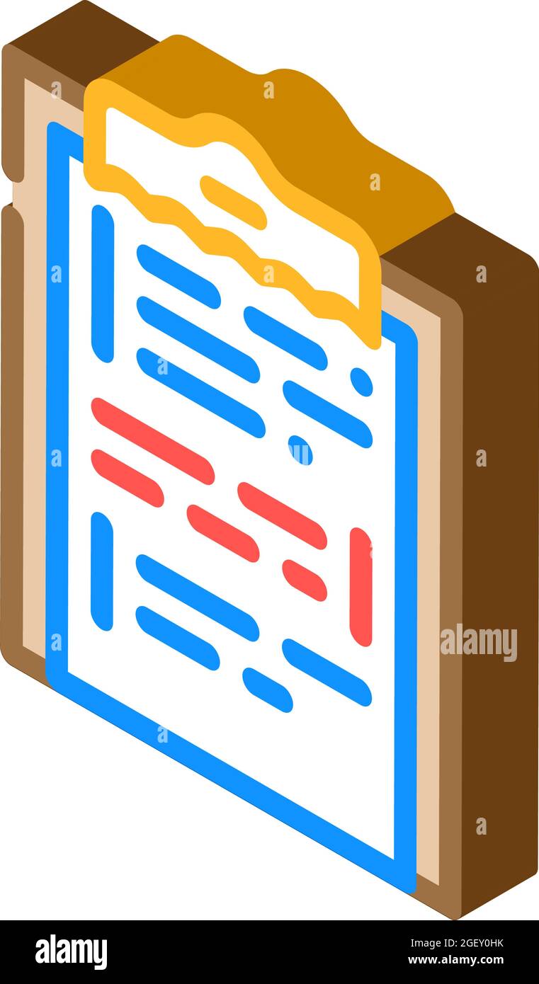 scenario movie isometric icon vector illustration Stock Vector Image ...