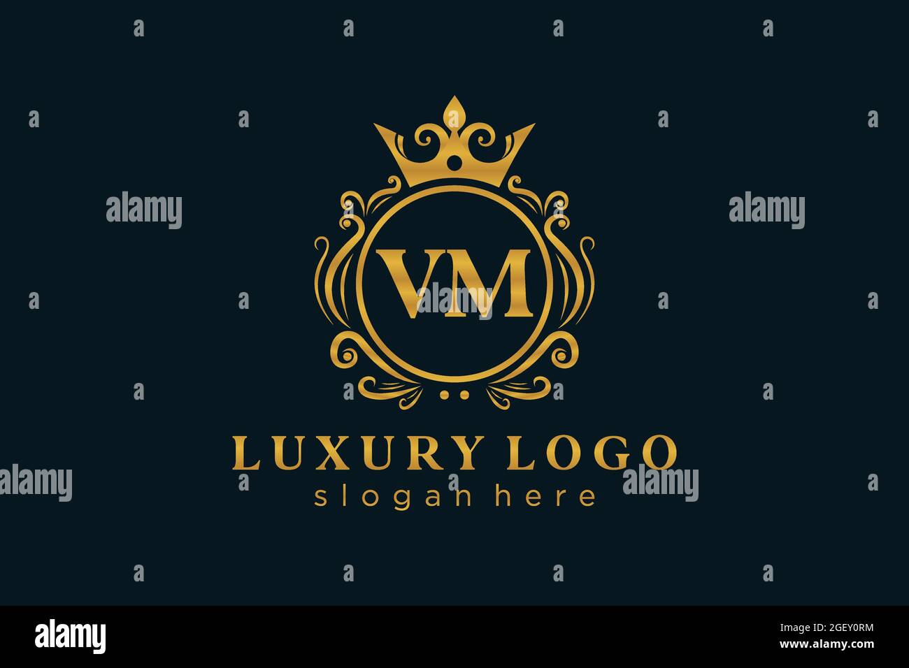 Vm letter hi-res stock photography and images - Alamy