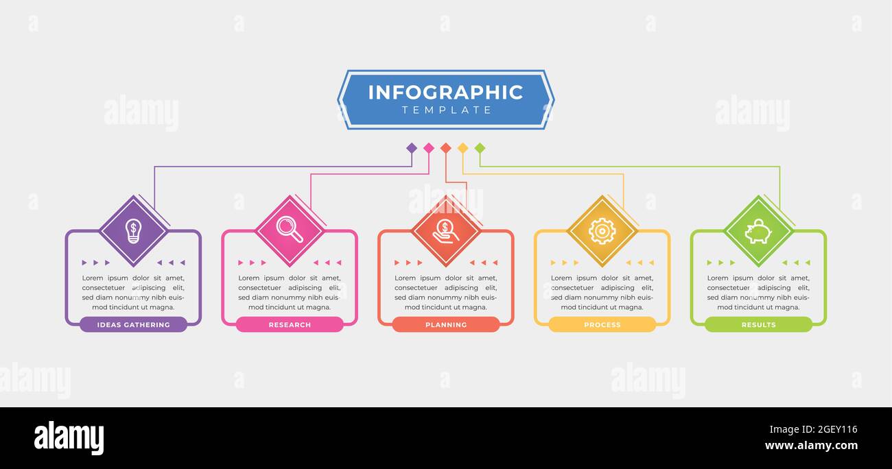 Colorful infographic template Stock Vector Image & Art - Alamy