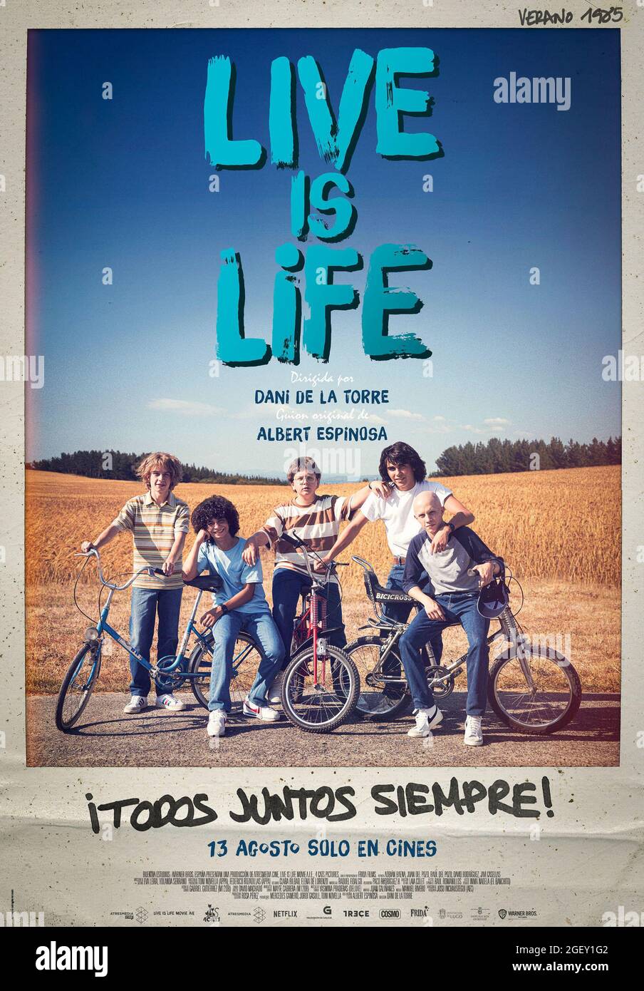 LIVE IS LIFE (2021), directed by DANI DE LA TORRE. Credit: ATRESMEDIA ...