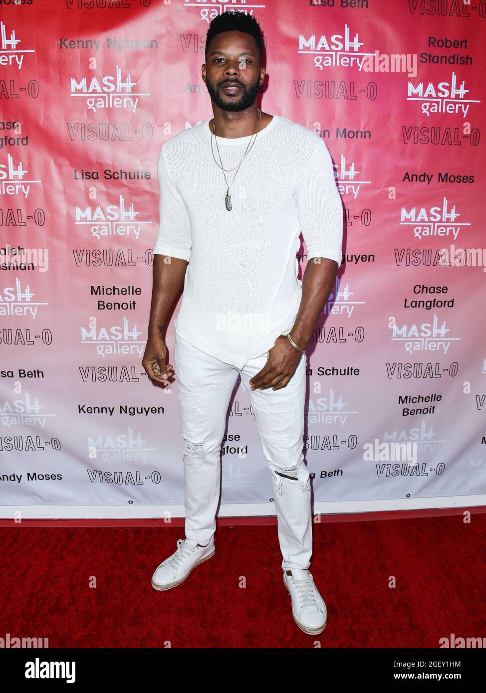 LOS ANGELES, CALIFORNIA, USA - AUGUST 21: Actor Kerry Rhodes arrives at ...