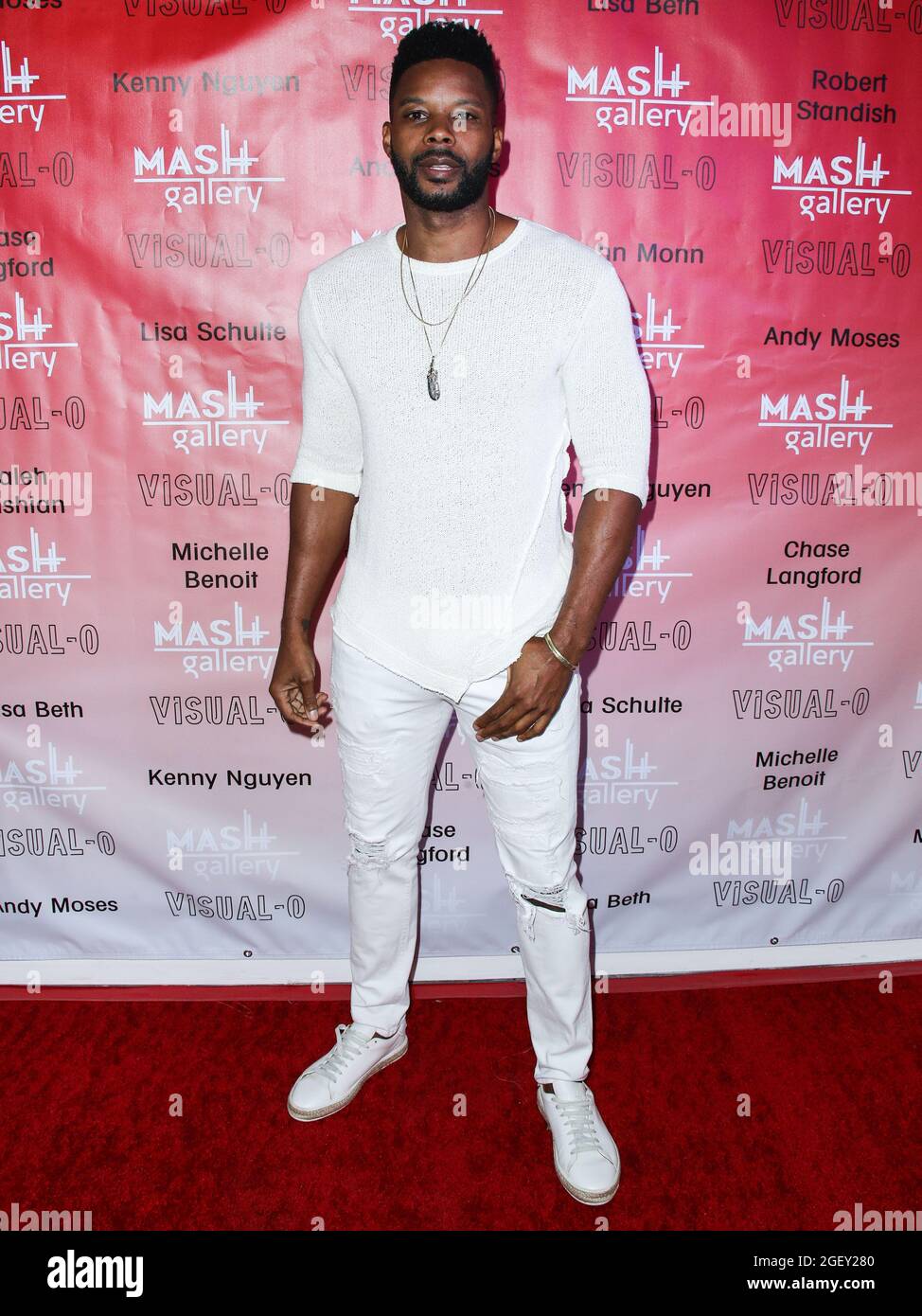 LOS ANGELES, CALIFORNIA, USA - AUGUST 21: Actor Kerry Rhodes arrives at ...