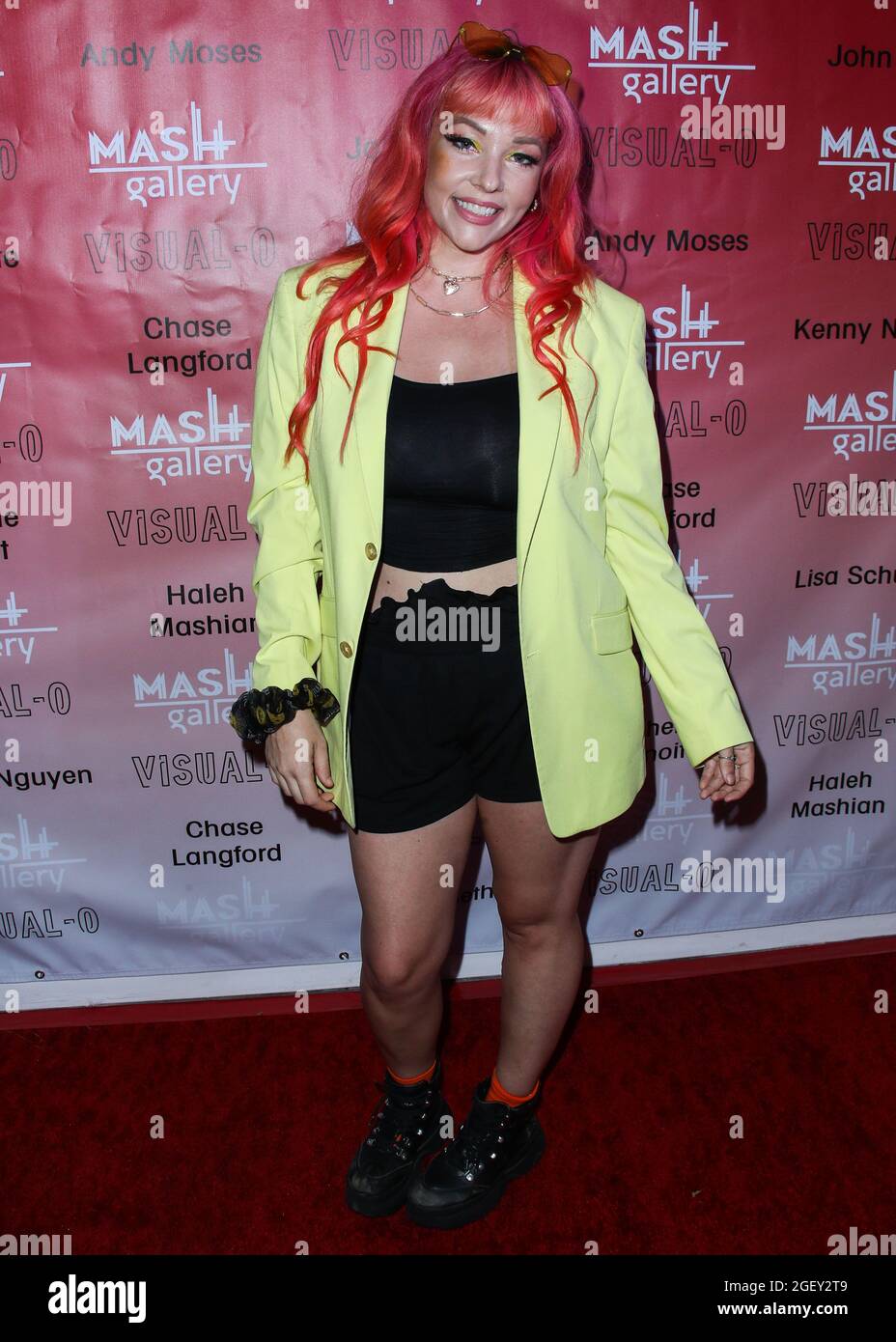 LOS ANGELES, CALIFORNIA, USA - AUGUST 21: Musical artist Hazel Rose ...